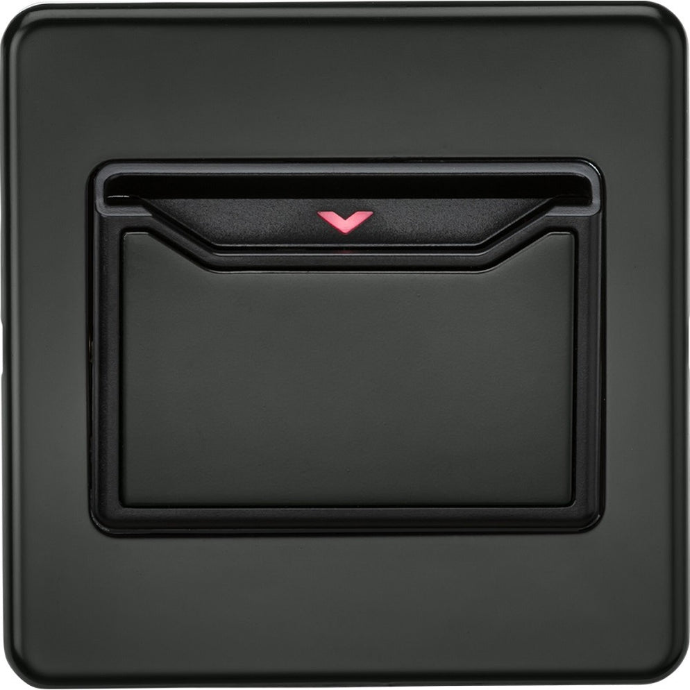 Knightsbridge Screwless Anthracite Hotel Key Card Switch SFCARDAT | RS ...