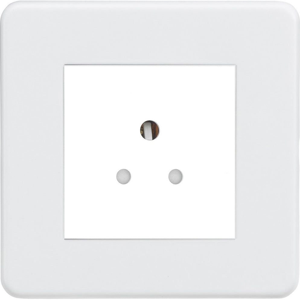Knightsbridge Screwless Matt White 5A Unswitched Socket SF5AMMW | RS ...