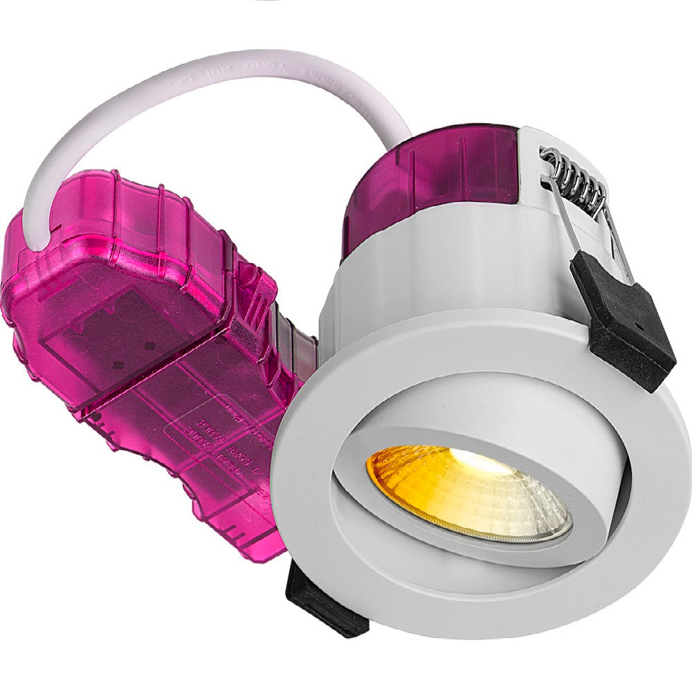 Luceco FType Elite Adjustable Fire Rated Downlight Dim-2-Warm PTA6WD2W ...