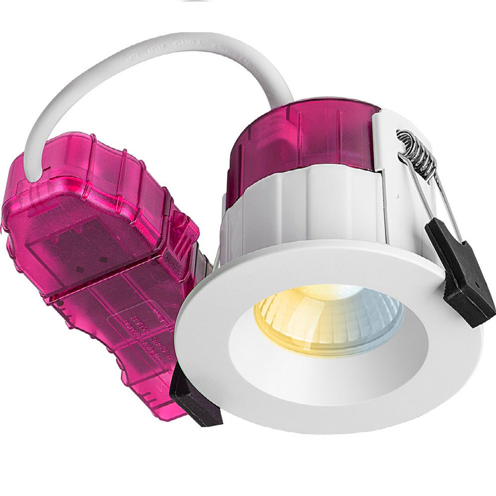 Luceco FType Elite Regressed Fire Rated Downlight Colour Selectable ...