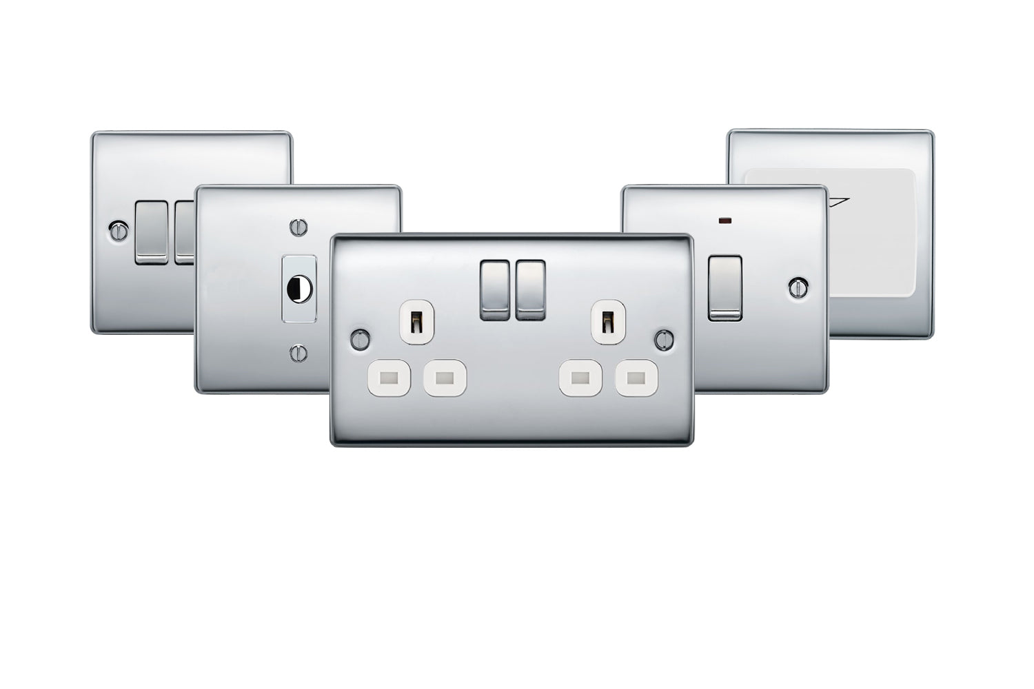 BG Nexus Metal Polished Chrome Co-axial Socket NPC60 | RS Electrical ...