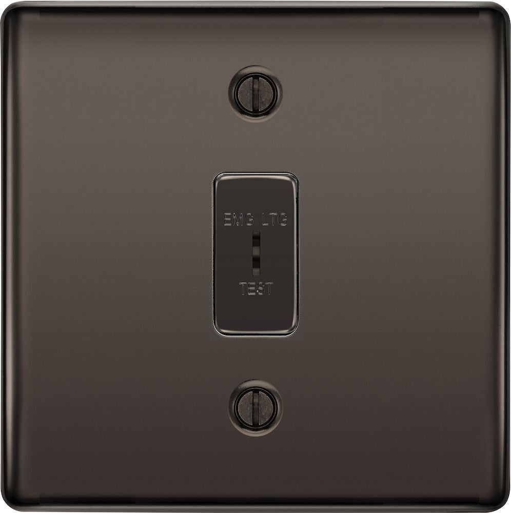 BG Nexus Metal Black Nickel Emergency Key Switch NBN12EL | RS ...