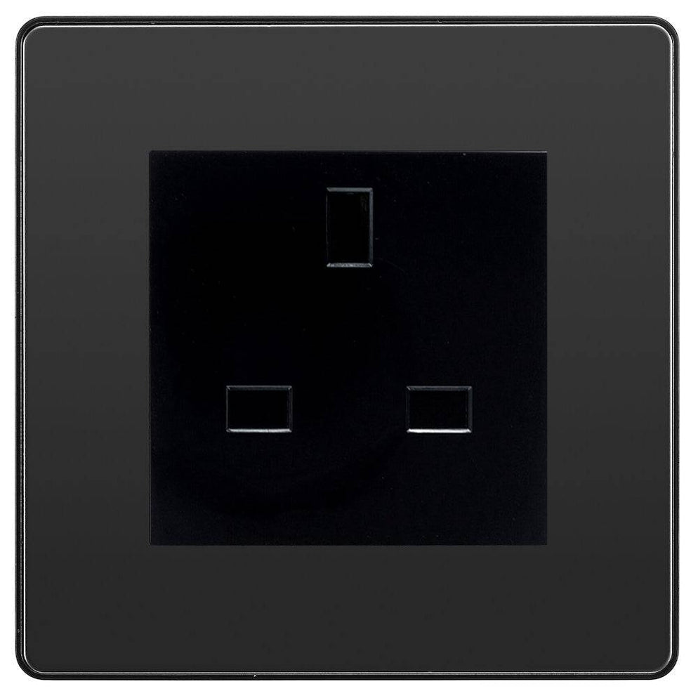 BG Evolve Black Chrome 13A Unswitched Socket PCDBC13AUSSB | RS ...