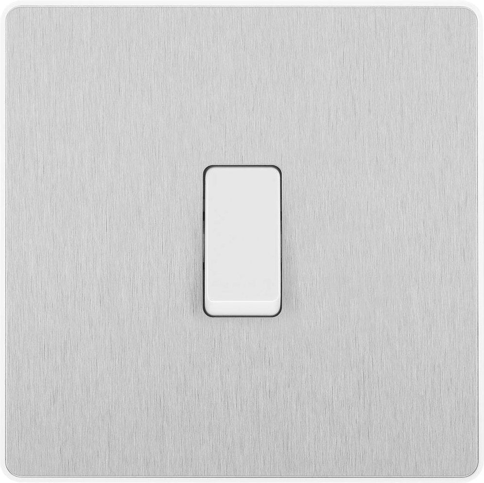 BG Evolve Brushed Steel Intermediate Light Switch PCDBS13W | RS ...