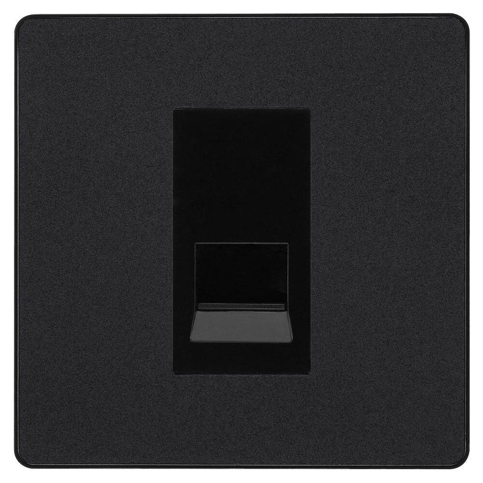 BG Evolve Matt Black Master Telephone Socket PCDMBBTM1B | RS Electrical ...
