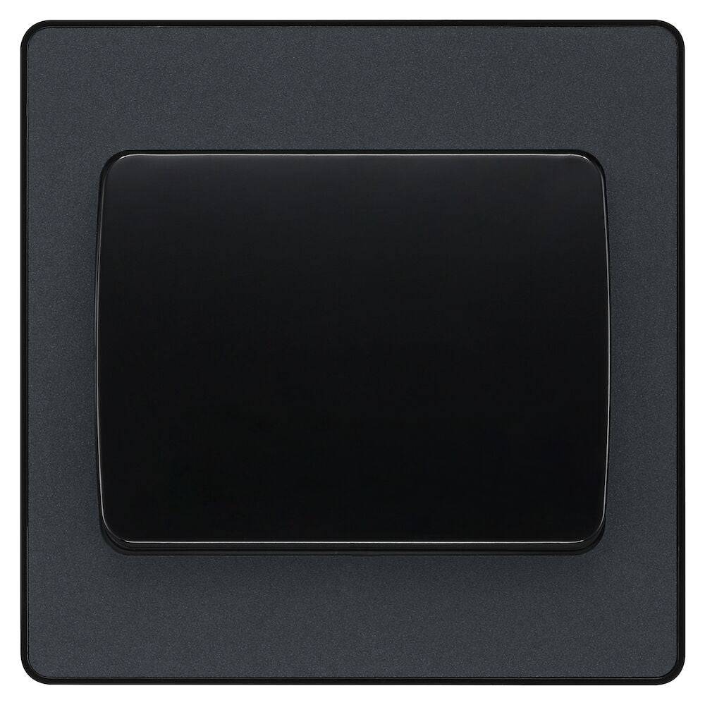 BG Evolve Matt Grey 1G 2W Wide Rocker Light Switch PCDMG12WB | RS ...