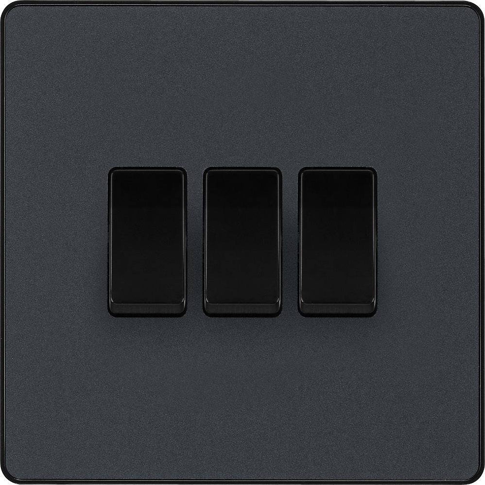 BG Evolve Matt Grey 13A Double Socket PCDMG22B | RS Electrical Supplies