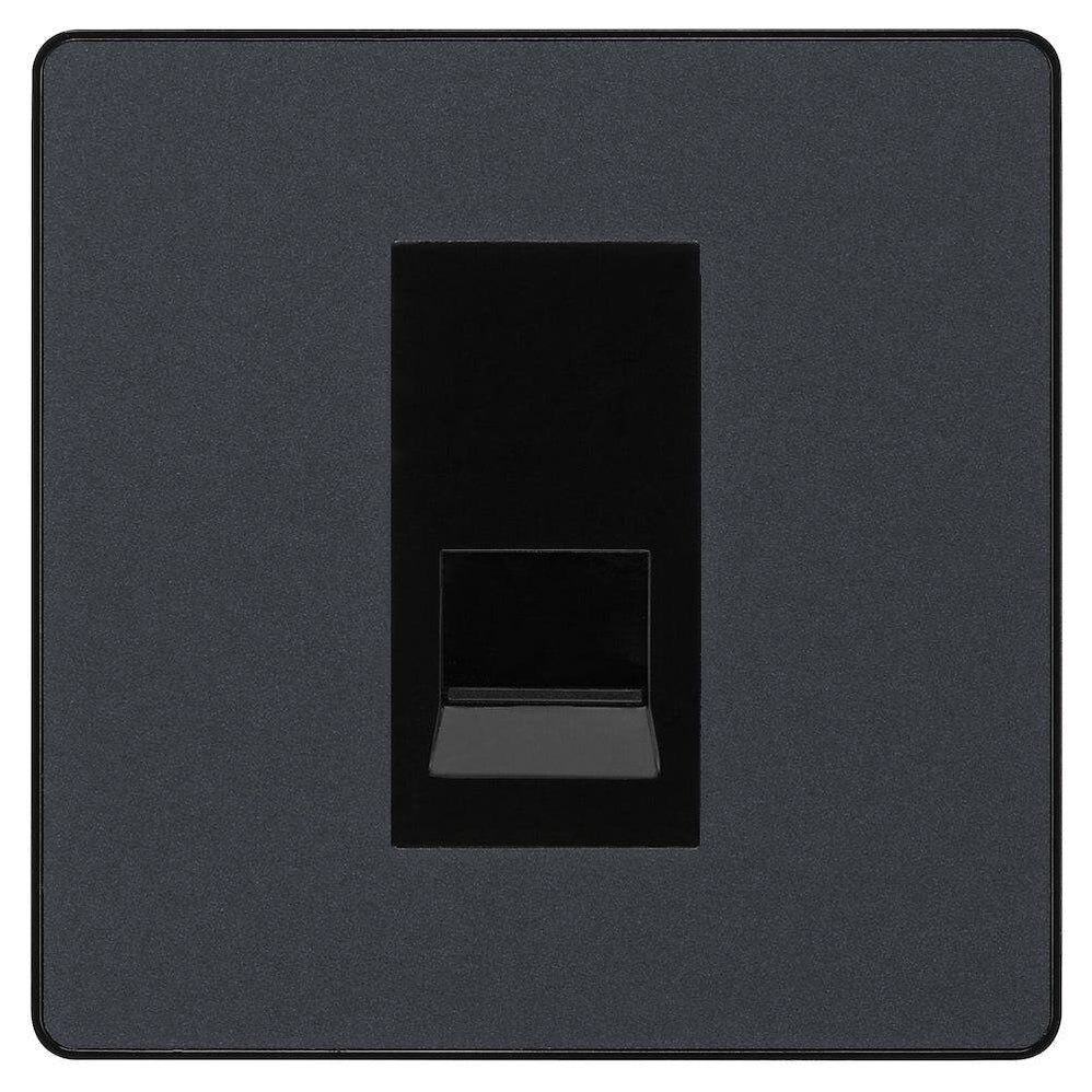 BG Evolve Matt Grey 13A Double Socket PCDMG22B | RS Electrical Supplies