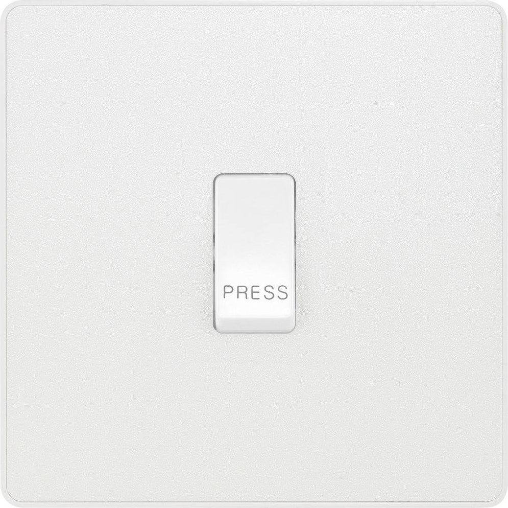 BG Evolve Pearl White 10A Retractive Press Switch PCDCL14W | RS ...