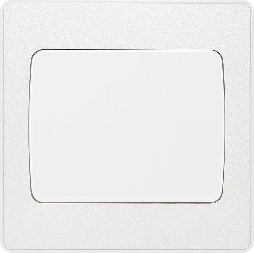 BG Evolve Pearl White 1G 2W Wide Rocker Light Switch PCDCL12WW | RS ...