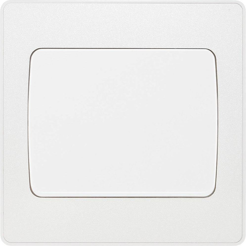 BG Evolve Pearl White 1G 2W Wide Rocker Light Switch PCDCL12WW | RS ...