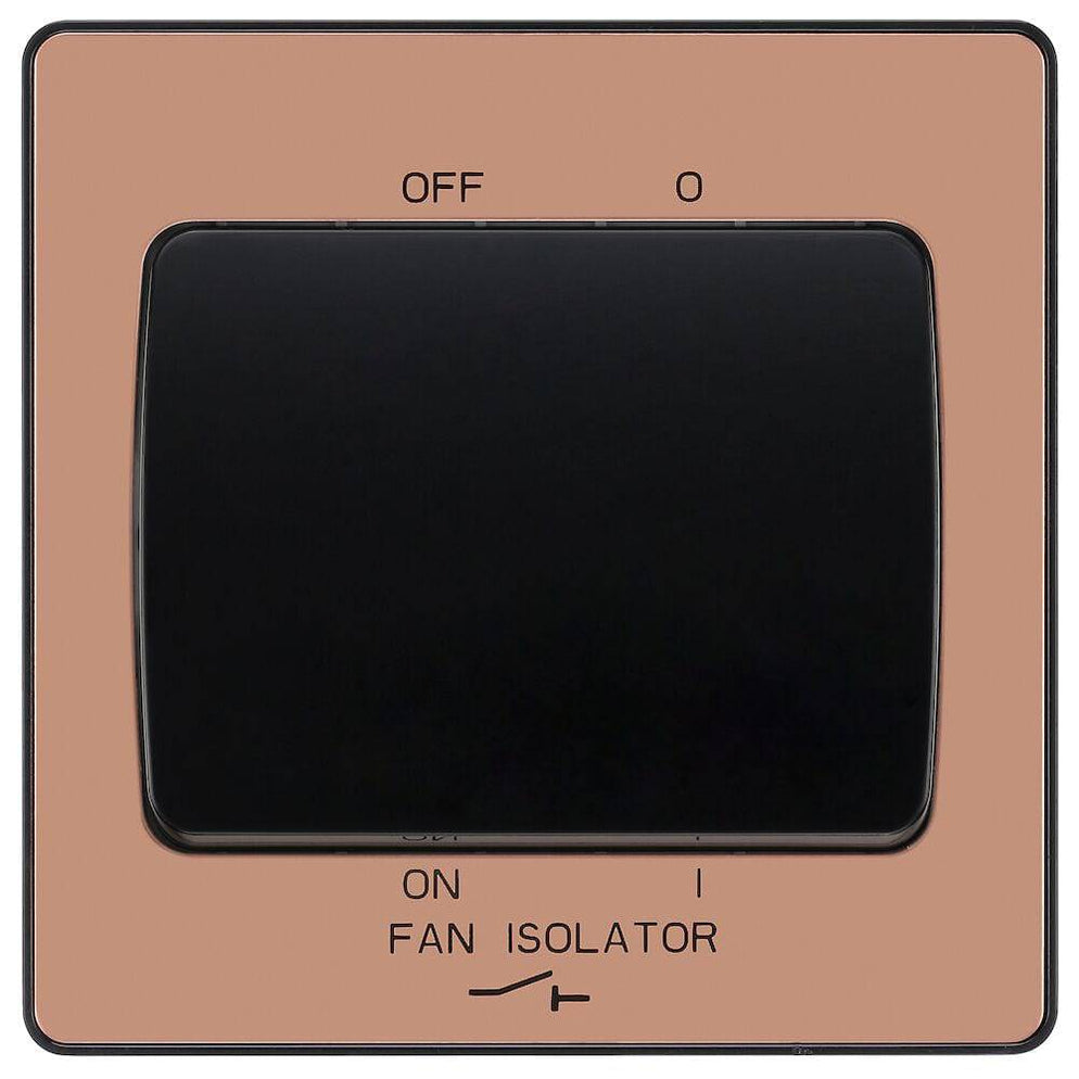 BG Evolve Polished Copper 10A Fan Isolator Switch PCDCP15B | RS ...