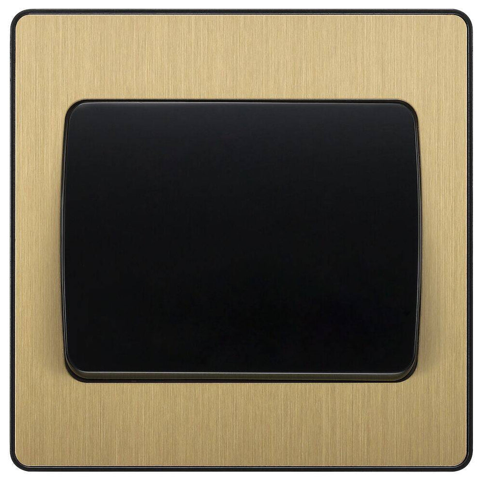 BG Evolve Satin Brass 1G 2W Wide Rocker Light Switch PCDSB12WB | RS ...