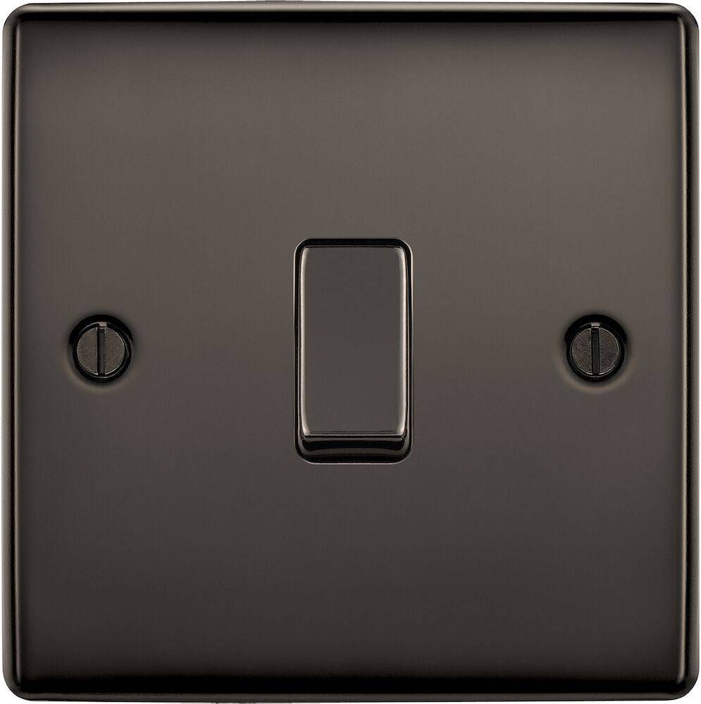 BG Nexus Metal Black Nickel Intermediate Light Switch NBN13 | RS ...