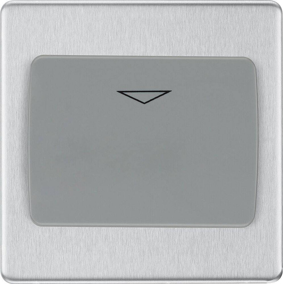 BG Nexus Screwless Brushed Steel Hotel Key Card Switch FBSKYCSG | RS ...