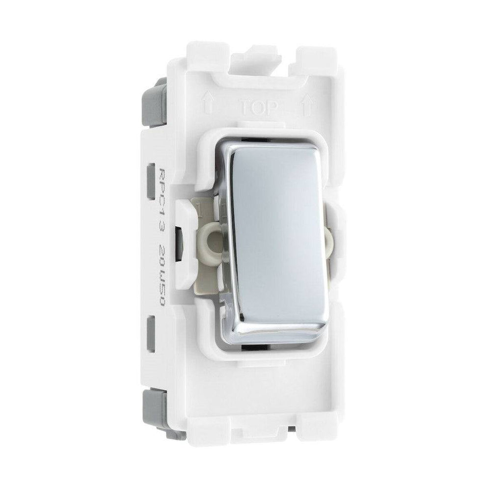 BG Polished Chrome Grid Switch 20 Amp Intermediate RPC13 | RS ...