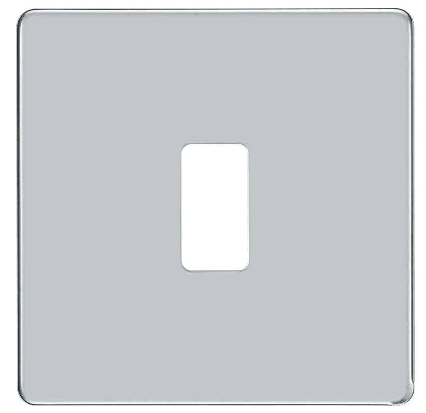 BG Screwless Flat Plate Polished Chrome Grid Plate RFPC1 | RS ...