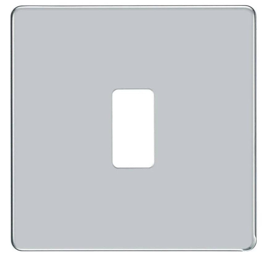 BG Screwless Flat Plate Polished Chrome Grid Plate RFPC1 | RS ...