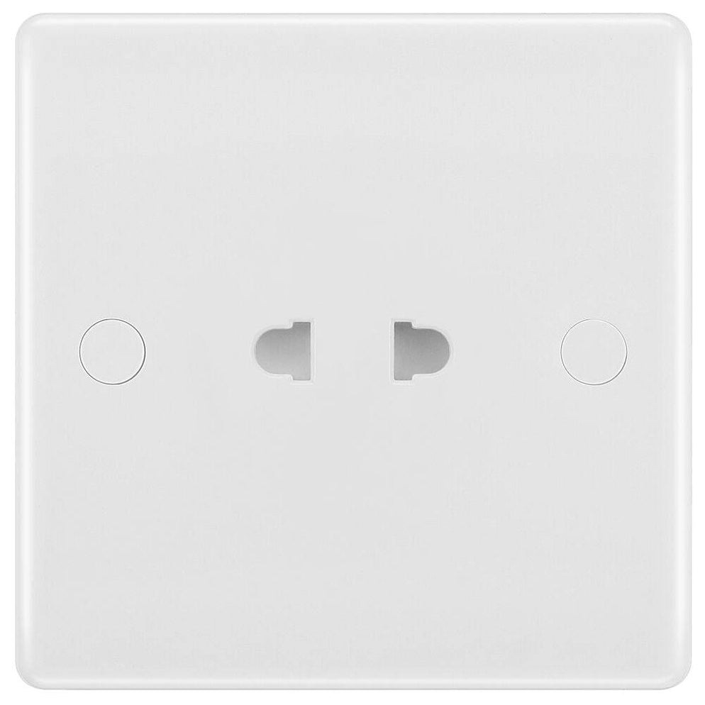 BG White Moulded 16A 1G Shuttered Euro Socket 897 | RS Electrical Supplies