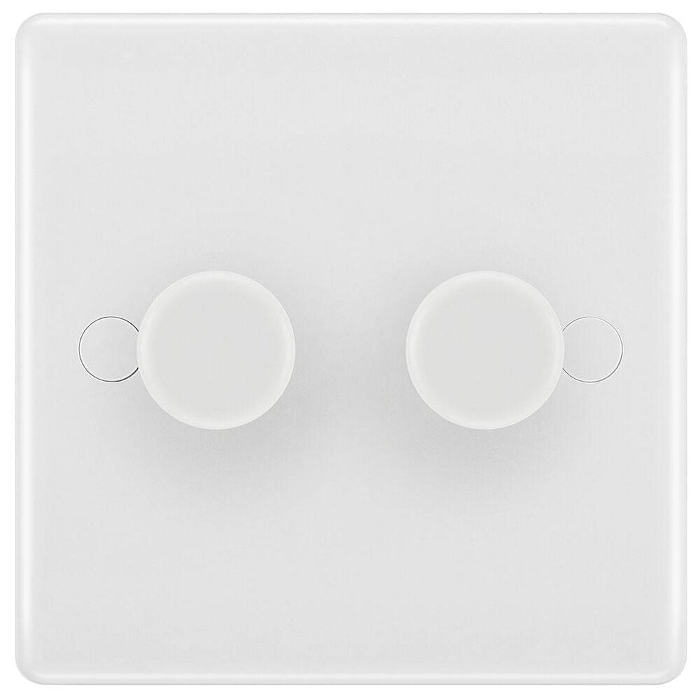 BG White Moulded 2G Dimmer Switch 882 | RS Electrical Supplies