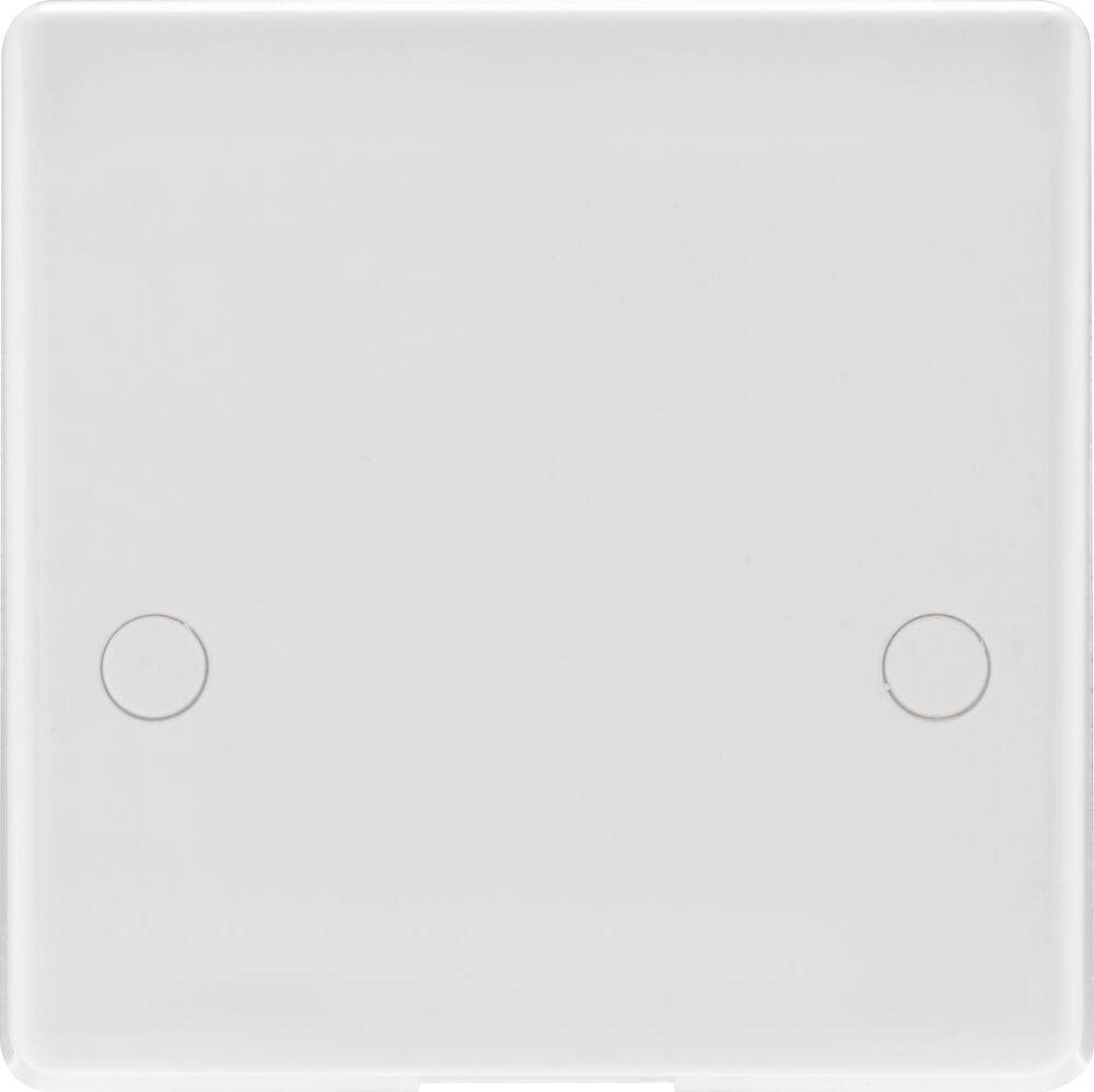 BG White Moulded 45A Cooker Outlet Plate 879 | RS Electrical Supplies