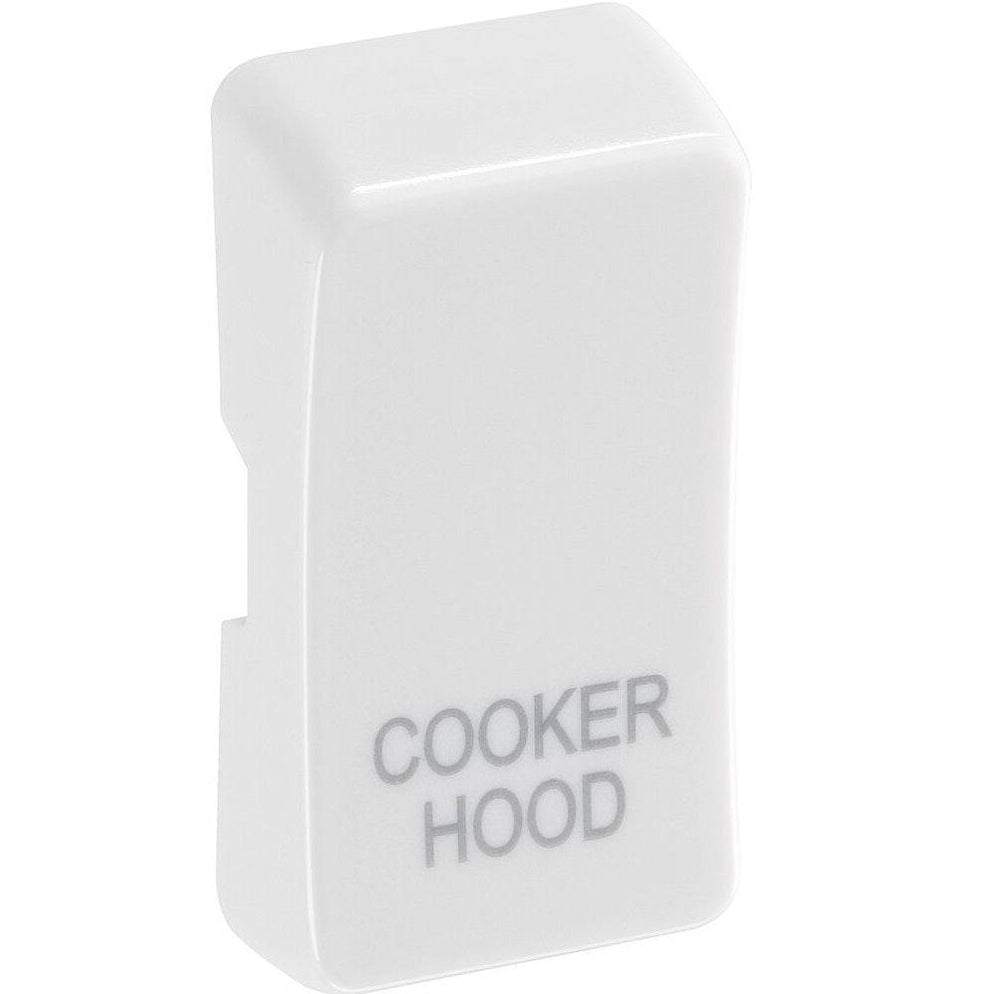 BG White Moulded PVC Engraved Cooker Hood Grid Rocker Cap RRCHW| RS ...
