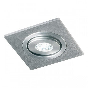 Collingwood Mini Adjustable LED Square Spot Light Aluminium, Warm Whit ...