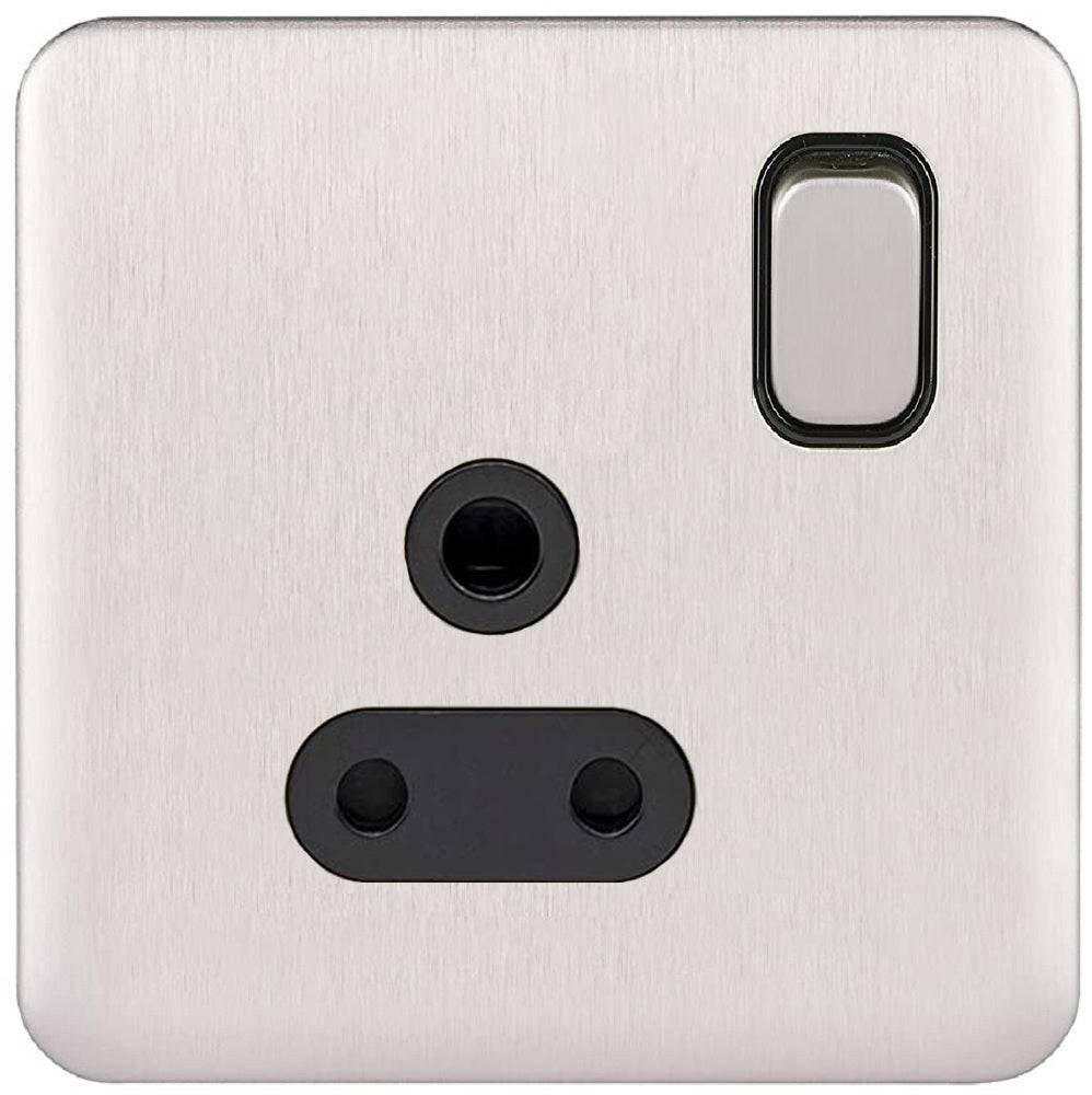 Schneider Lisse Deco Stainless Steel 15A Socket GGBL3090BSSS | RS ...