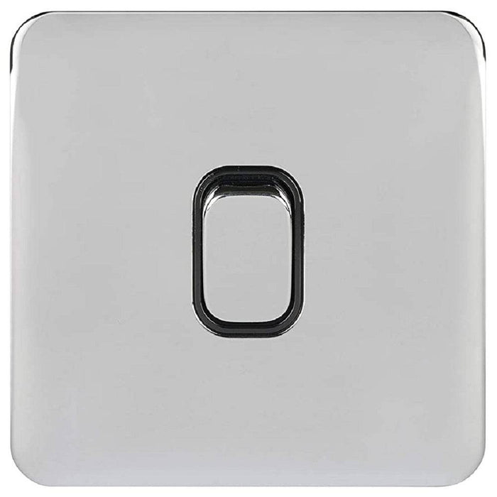 Schneider Lisse Deco Polished Chrome 20A Double Pole Switch GGBL2010BPC ...