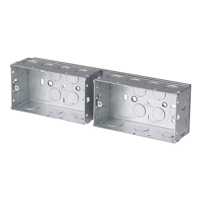 Double Media Metal Back Box GGBSB4722M | RS Electrical Supplies